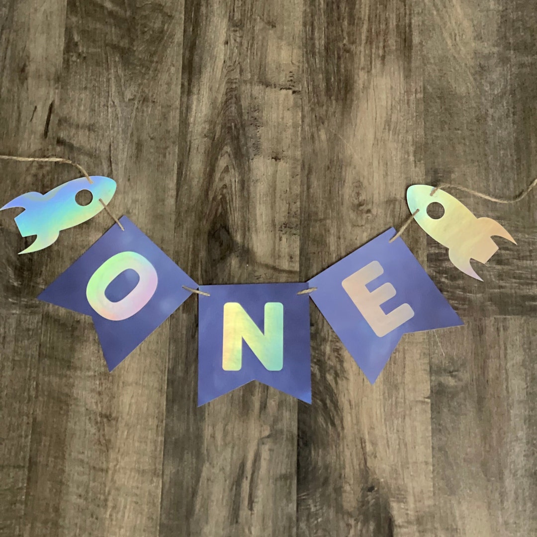 Handcrafted Galaxy Birthday Banner: Outer Space Theme - Etsy
