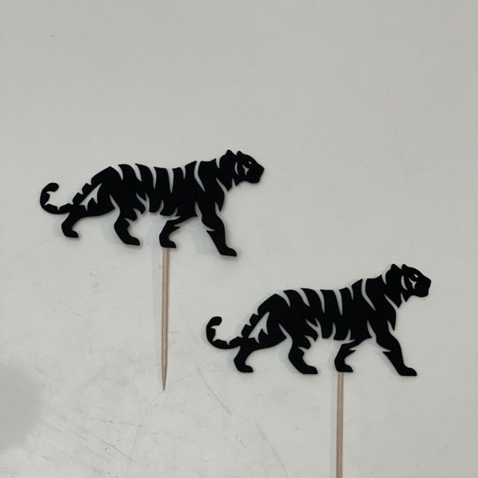 Tiger Cupcake Toppers Big Cat Cupcake Toppers Tiger Toppers - Etsy