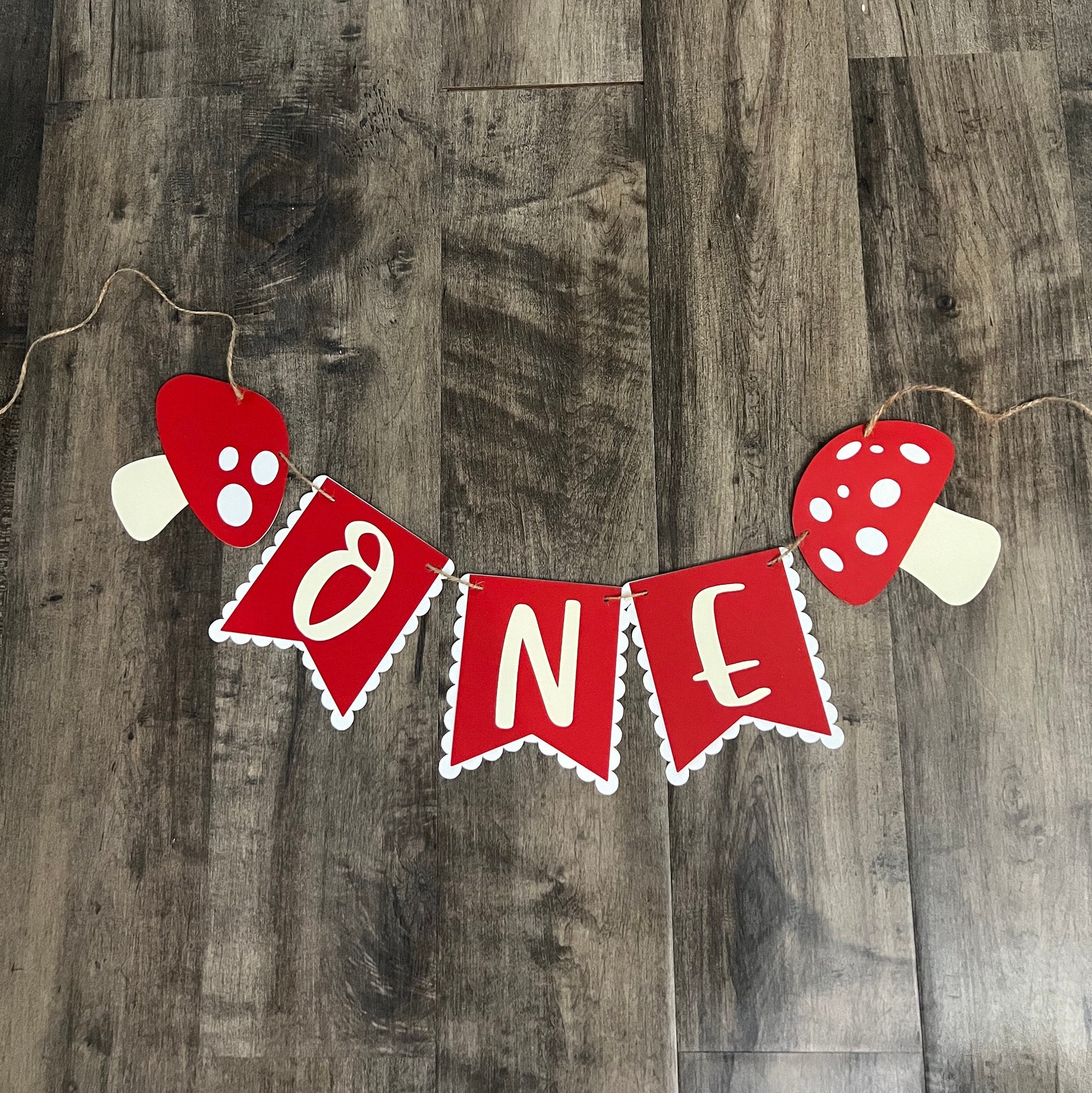 Mushroom Banner Mushroom Birthday Banner Mushroom Party - Etsy