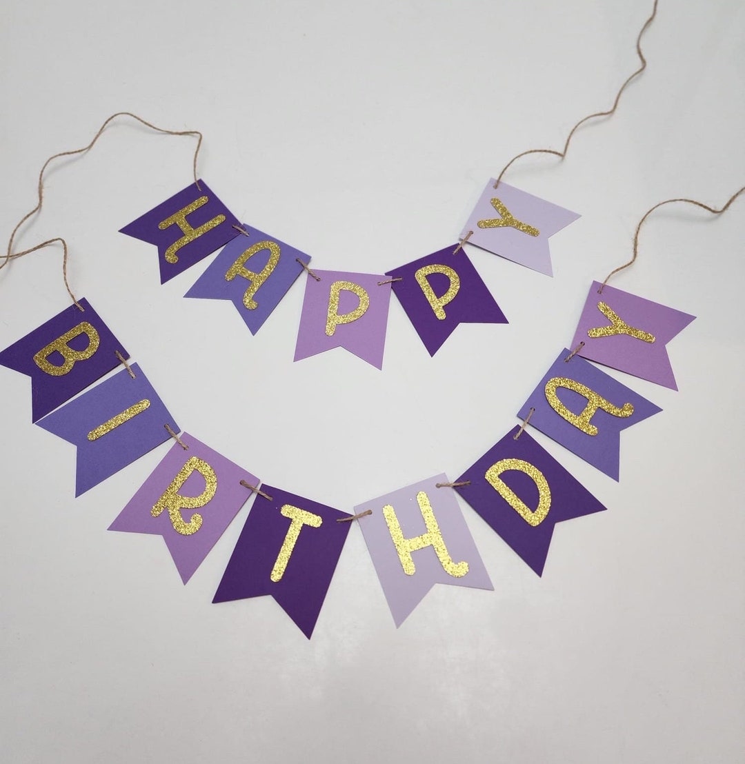 Purple Banner, Violet Banner, Lavender Banner, Custom Purple Banner ...