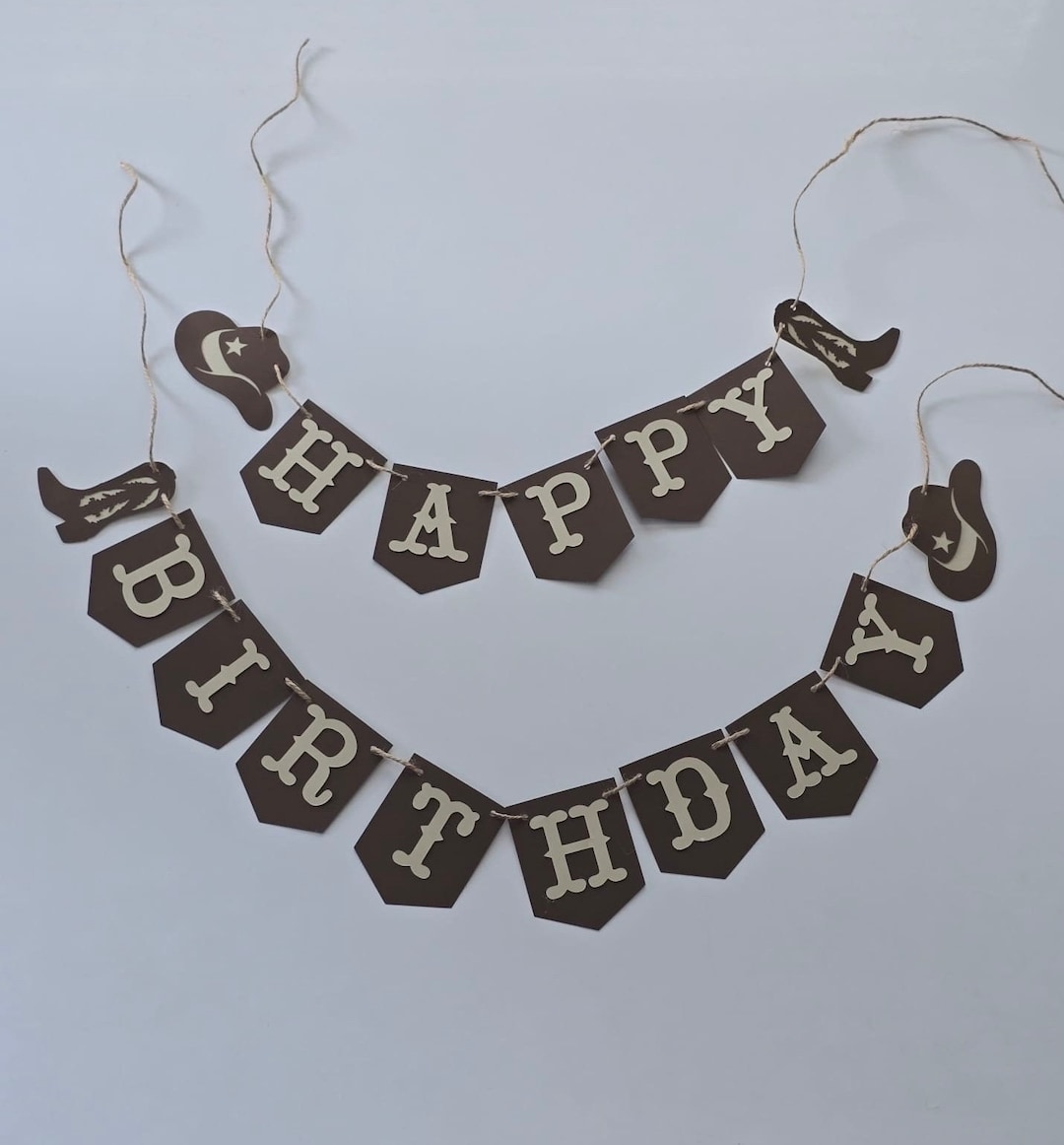 Cowboy Banner, Little Cowboy Banner, Cowboy Theme Banner, First Rodeo ...