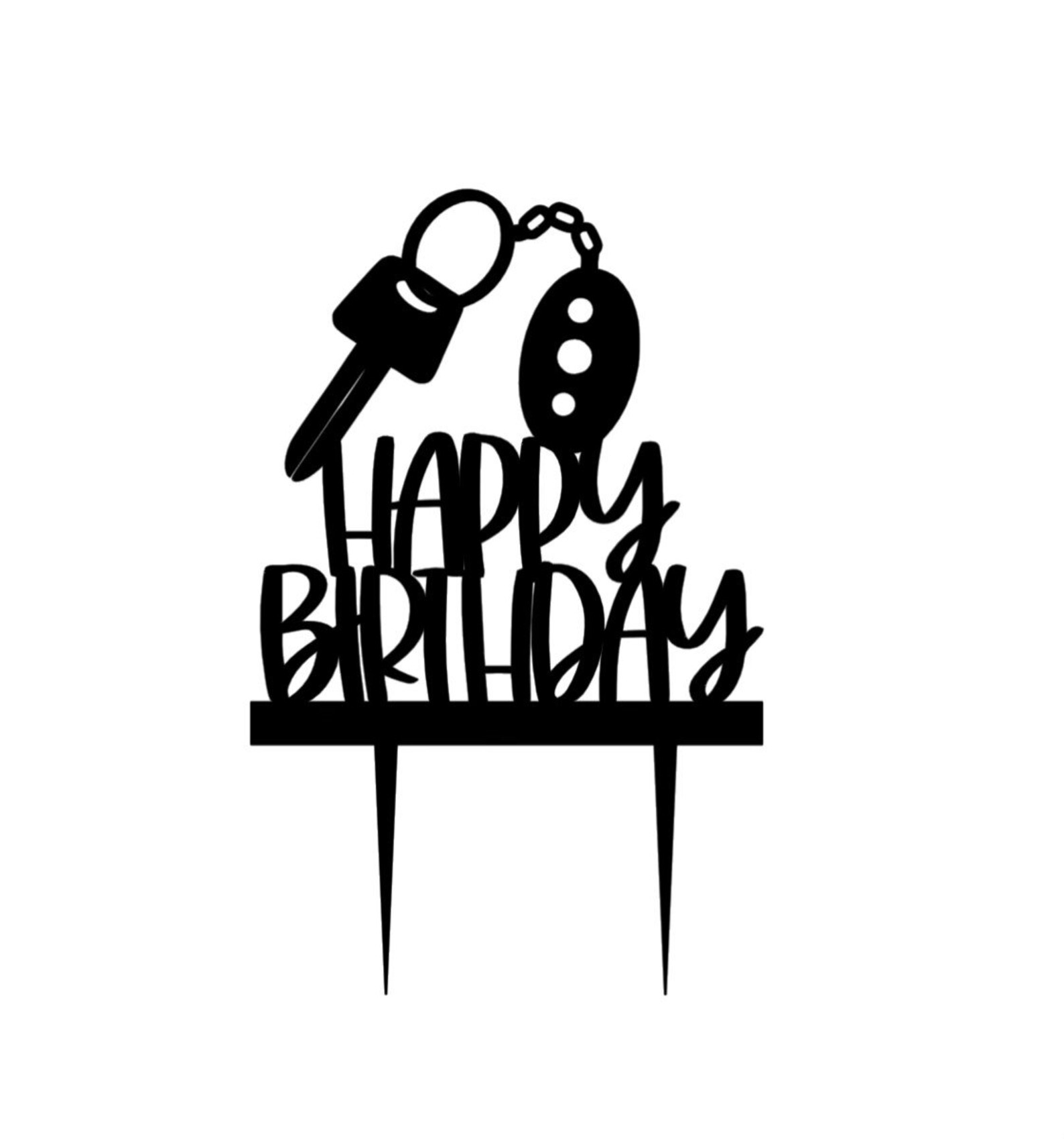 First Car Cake Topper Car Keys Cake Toppers Driving Age Cake - Etsy