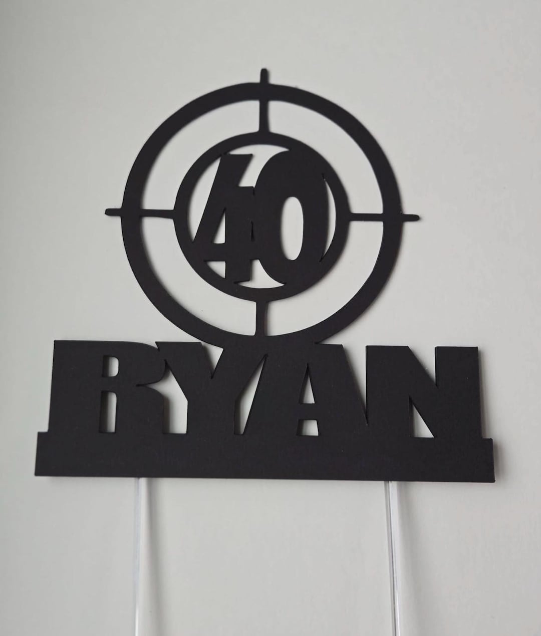 Personalized Target Cake Topper, Aiming Birthday Party Decor - Etsy