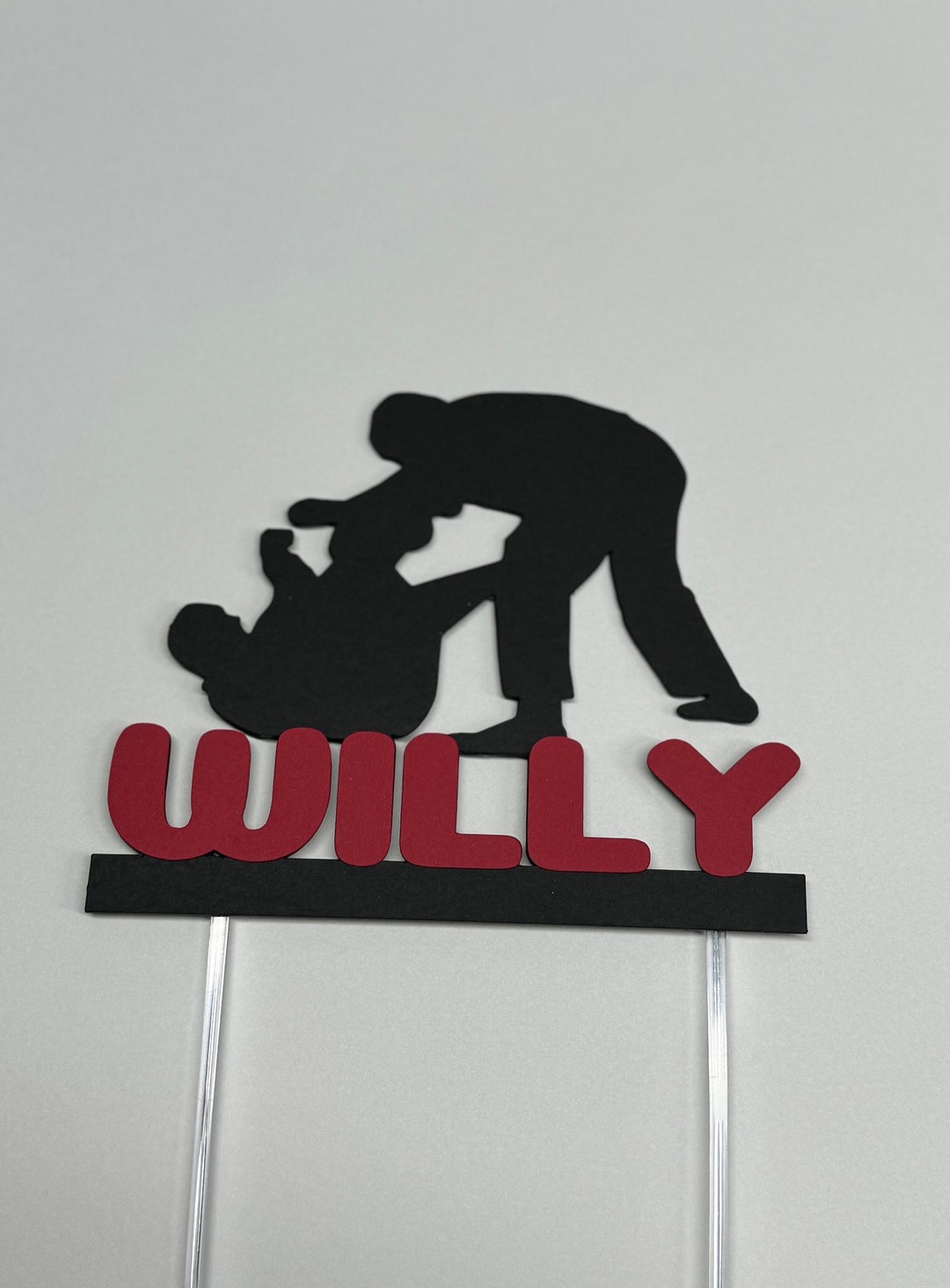 Jiu Jitsu Cake Topper, Jiu Jitsu Birthday Cake Topper, Wrestling Cake ...