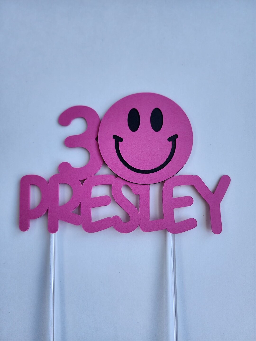 Happy One Cake Topper, One Cake Topper, First Birthday Cake Topper ...