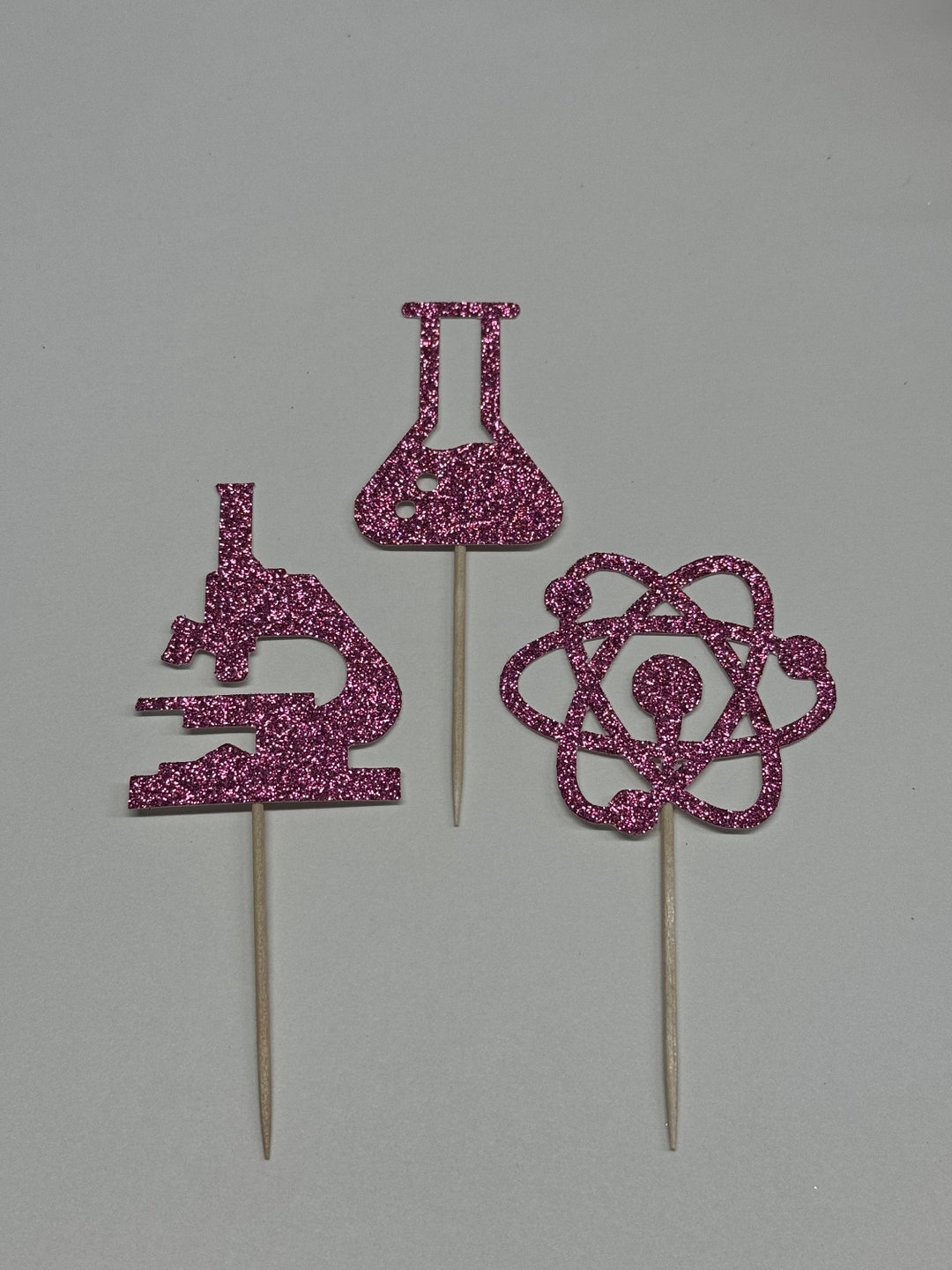 Science Cupcake Toppers, Biology Cupcake Toppers, Microscope Cupcake ...