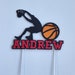 Basketball Cake Topper, Basketball Player Cake Topper, Basketball ...