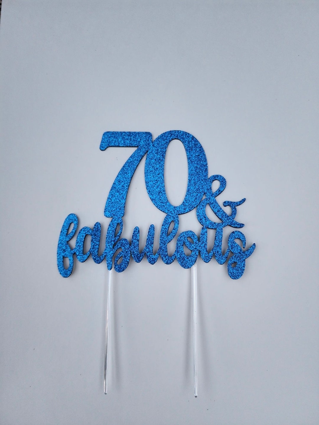 70th Birthday Cake Topper, Seventy Cake Topper, 70 Cake Topper, 70 and ...