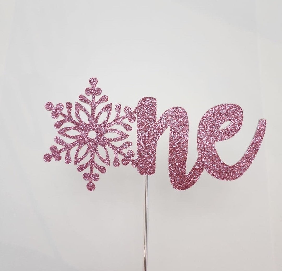 Snowflake Topper, Winter Cake Topper, Winter Birthday Cake Topper ...