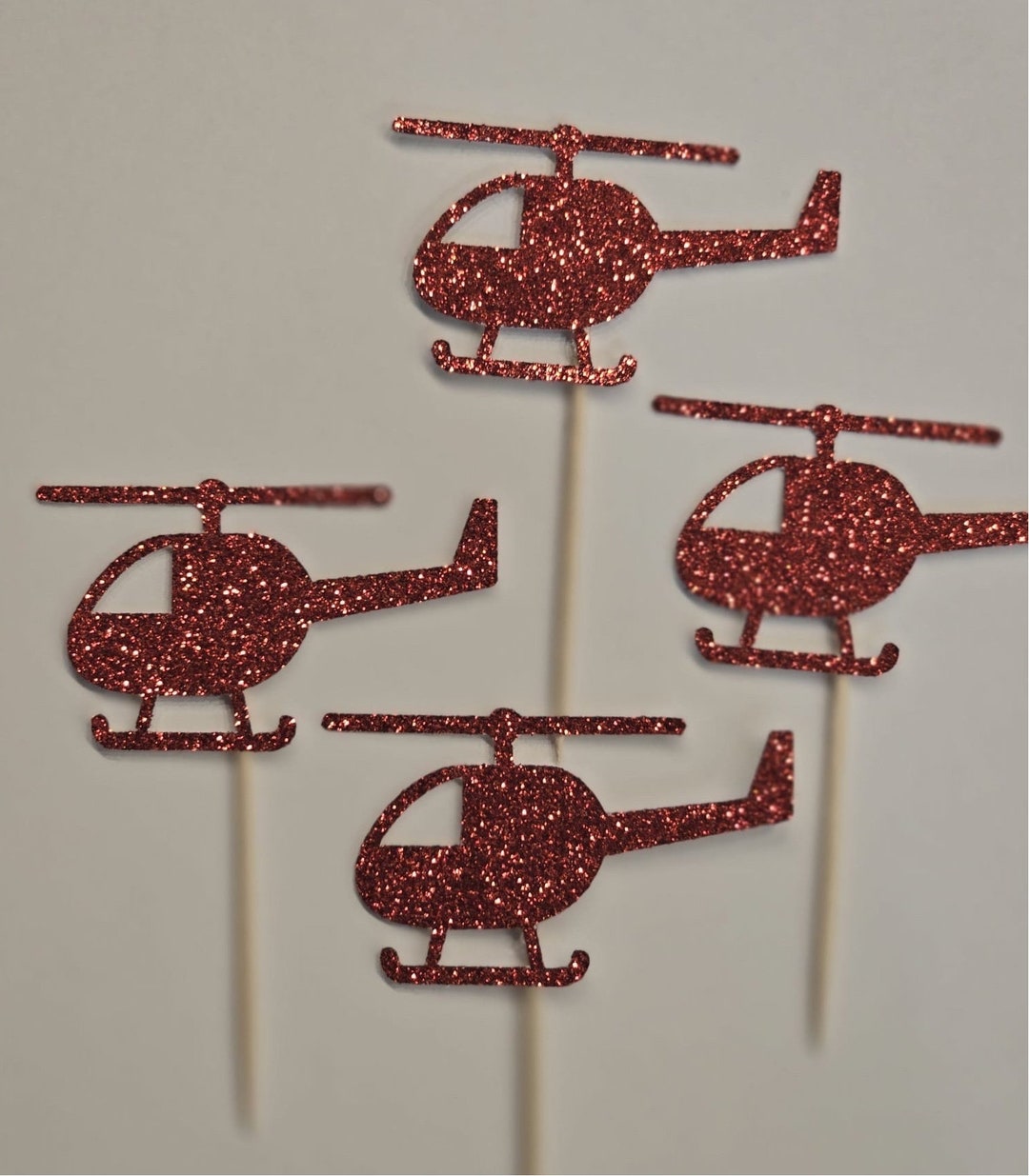 Helicopter Cupcake Toppers, Helicopter Toppers, Chopper Cupcake Toppers ...