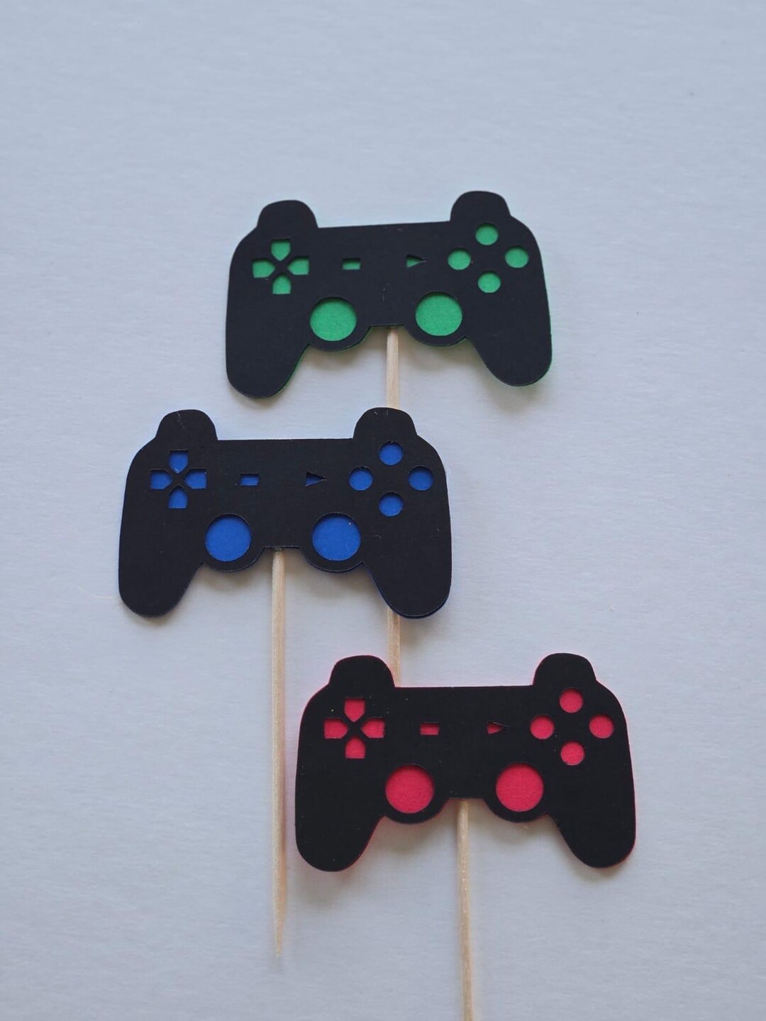 Video Games Cupcake Toppers, Gamer Cupcake Toppers, Gaming Cupcake ...
