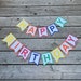 Rainbow Banner, Rainbow Birthday Banner, Custom Rainbow Banner, Rainbow ...