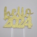 2024 Cake Topper New Year Topper New Years Cake Topper New - Etsy