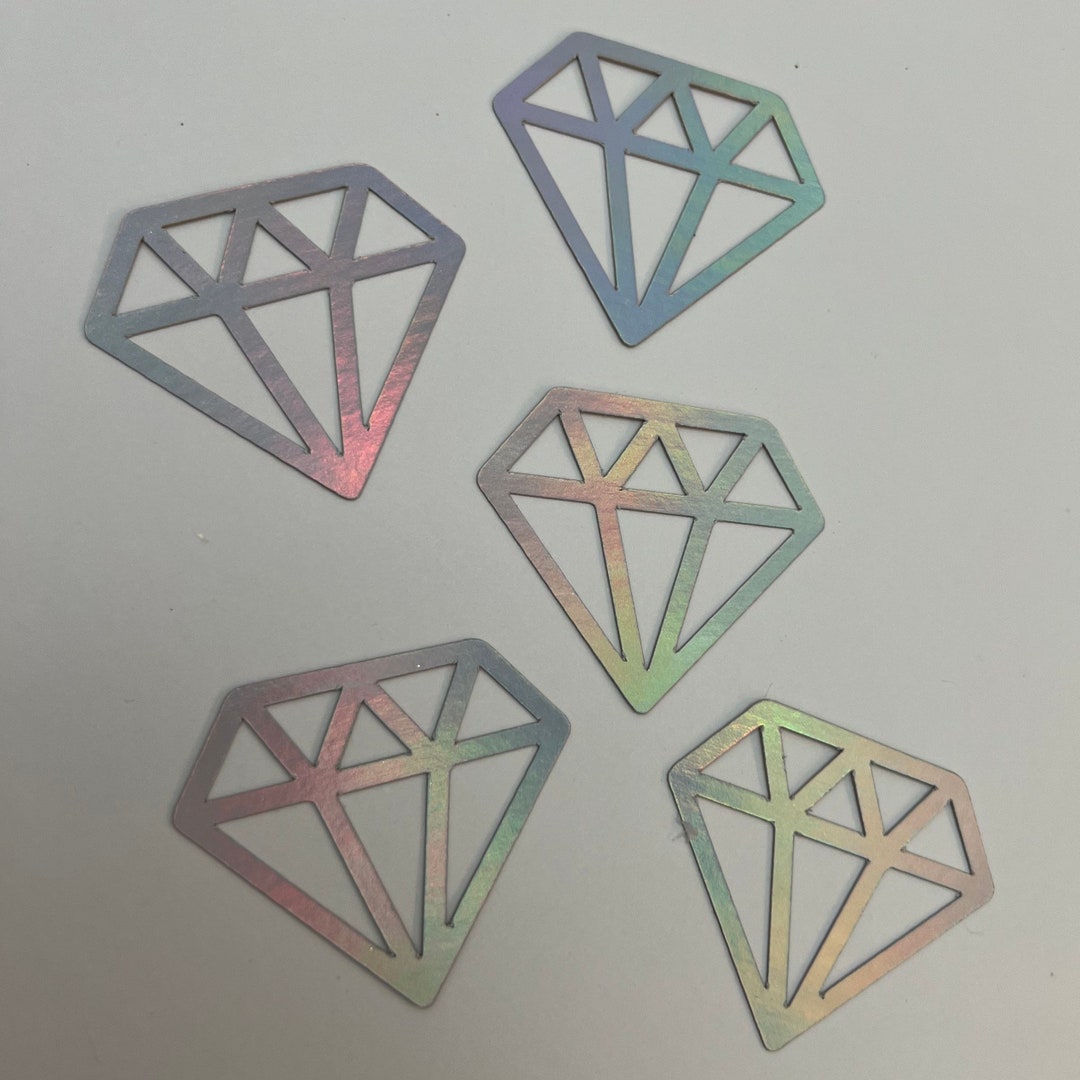 Diamond Confetti, Diamonds Confetti, Engagement Confetti, Diamond ...