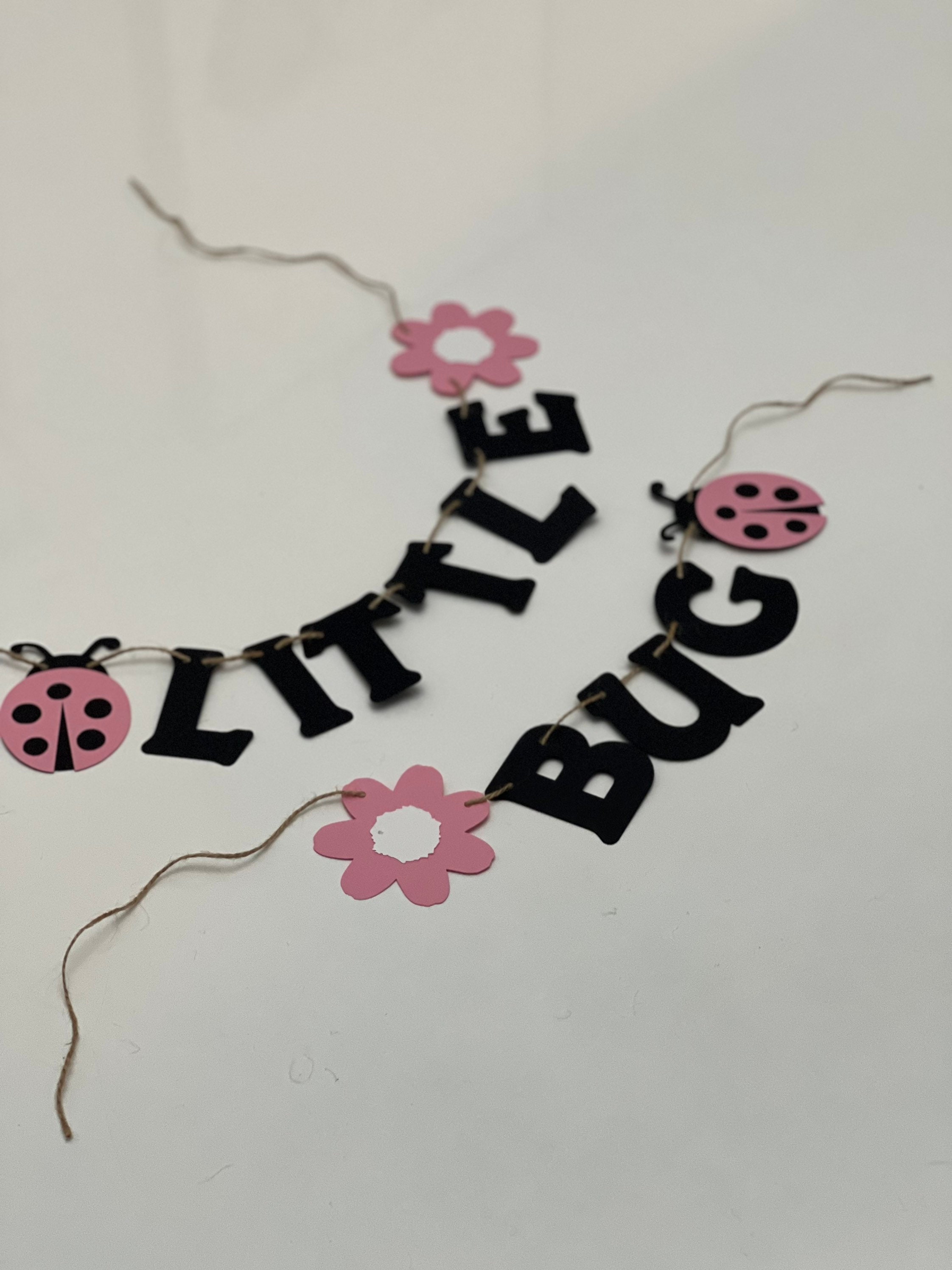 Lady Bug Banner Lady Bug Birthday Banner Little Bug Banner - Etsy