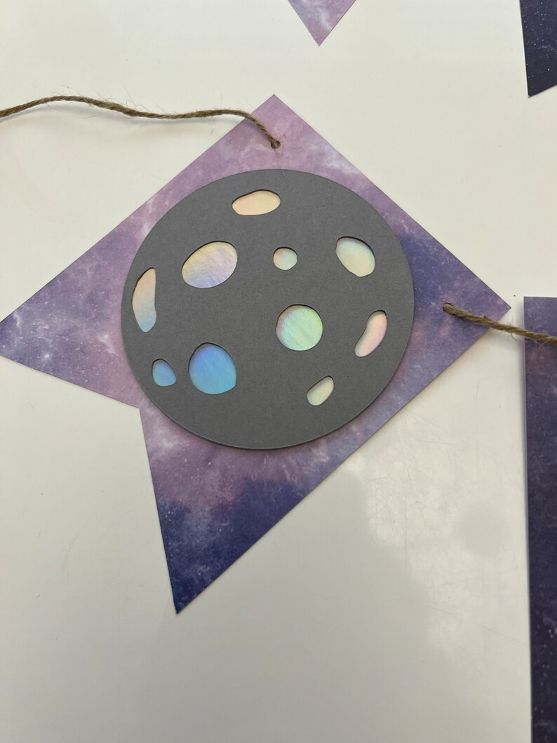 Galaxy Birthday Banner: Outer Space Theme, Pre-hung - Etsy