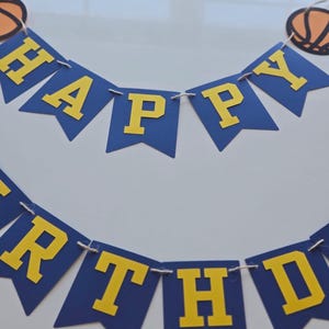 Basketball Banner, Basketball Birthday Banner, Ball Birthday Banner ...