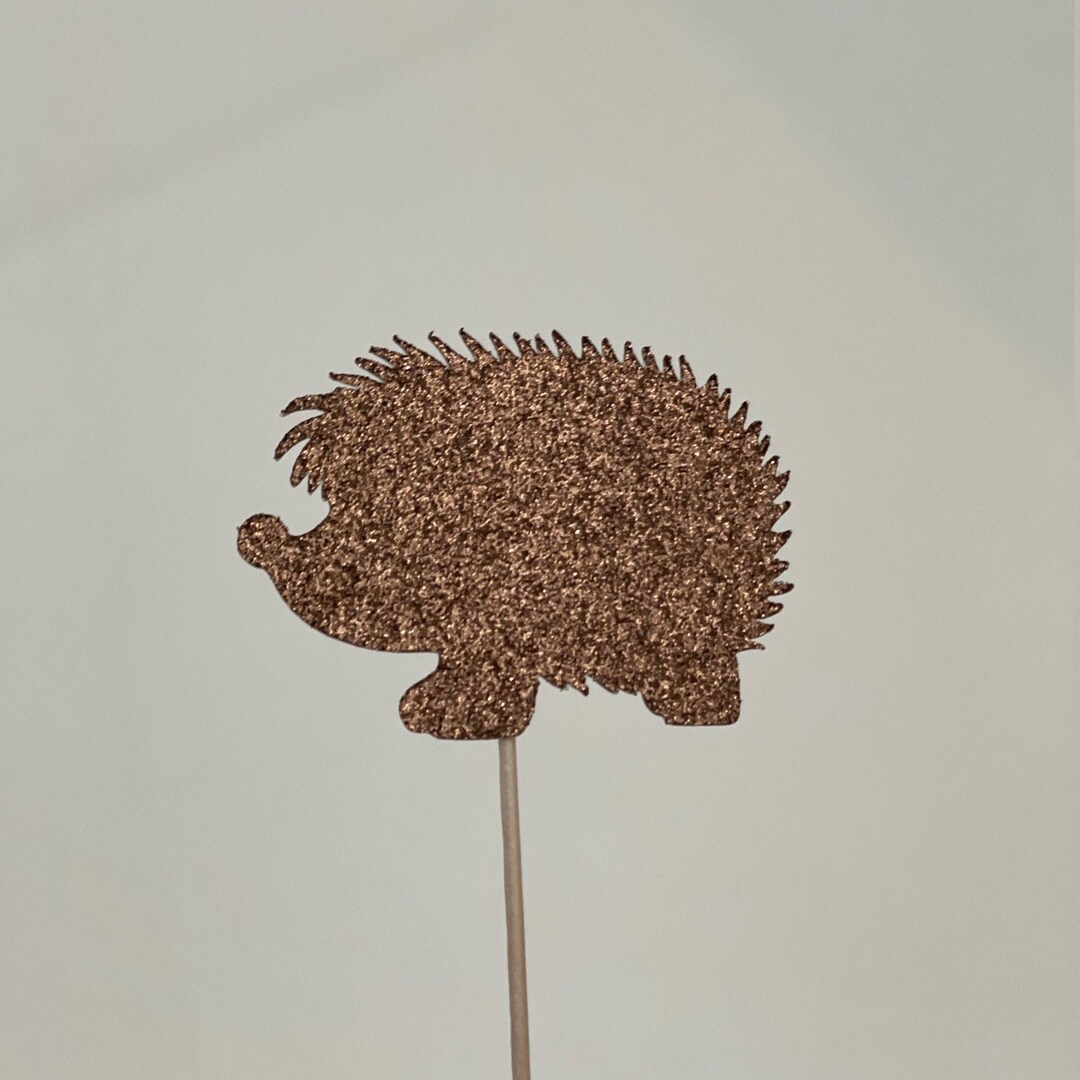 Hedgehog Cupcake Toppers, Hedgehog Cake Topper, Hedgehog Toppers ...