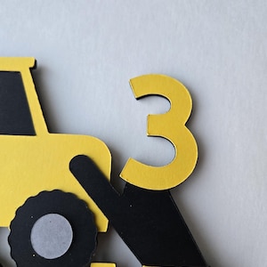 Construction Cake Topper, Construction Topper, Construction Birthday ...
