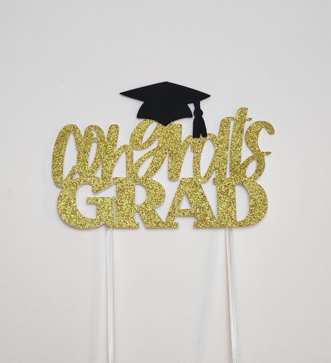 Graduation Cake Topper, Congrats Grad Cake Topper, Congrats Cake Topper ...