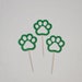Paw Cupcake Toppers, Paw Cake Toppers, Paw Cupcake Toppers, Paw Print ...