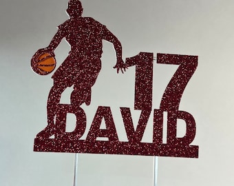 Basketball Cake Topper - Etsy
