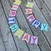 Rainbow Banner, Rainbow Birthday Banner, Custom Rainbow Banner, Rainbow ...