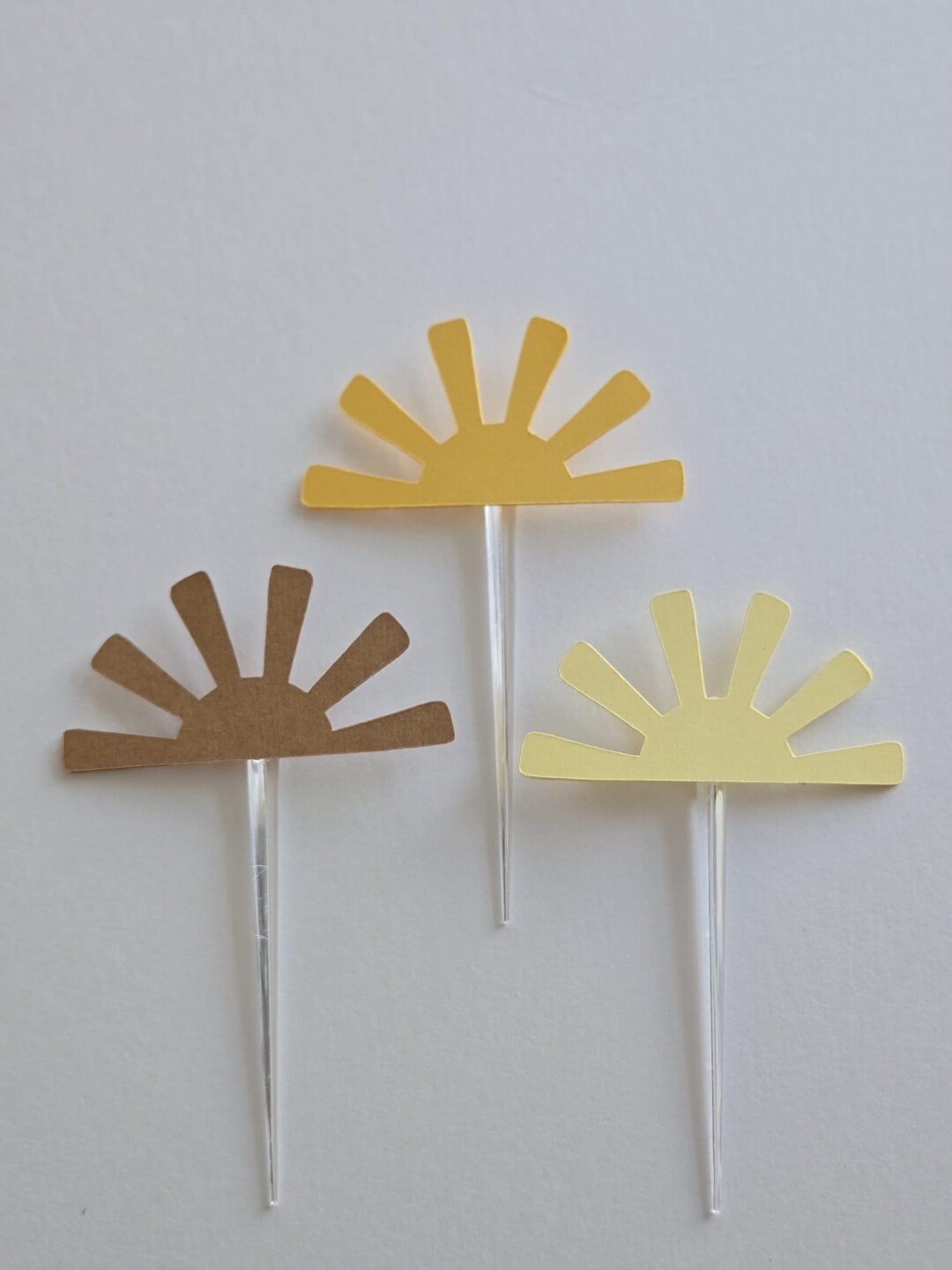 Sun Cupcake Toppers, Sunny Cupcake Toppers, Sunshine Cupcake Toppers ...
