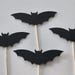 Bat Cupcake Toppers: Halloween Party Decorations (set of 12) - Etsy
