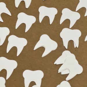 Tooth Confetti: Dentist, First Tooth Party Decor (150 Pieces) - Etsy