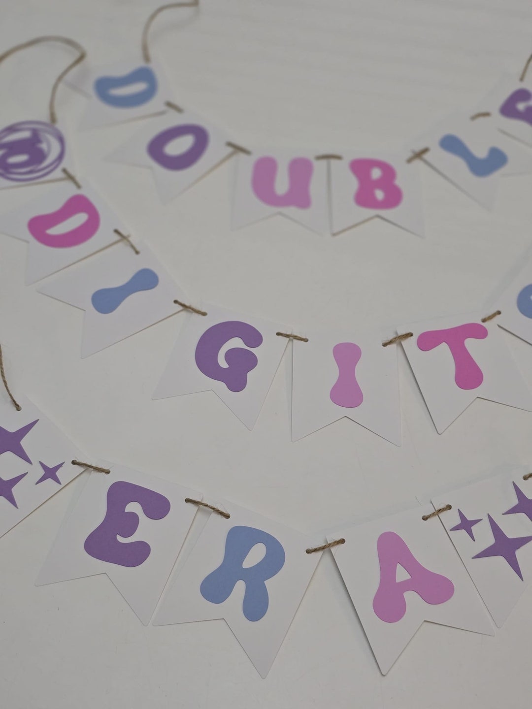 Double Digits Banner, Double Digits Birthday Banner, Tenth Birthday ...