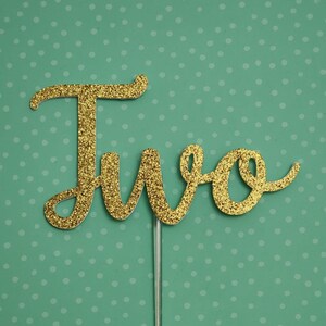 Second Birthday Cake Topper, Two Birthday Cake Topper, 2nd Birthday ...