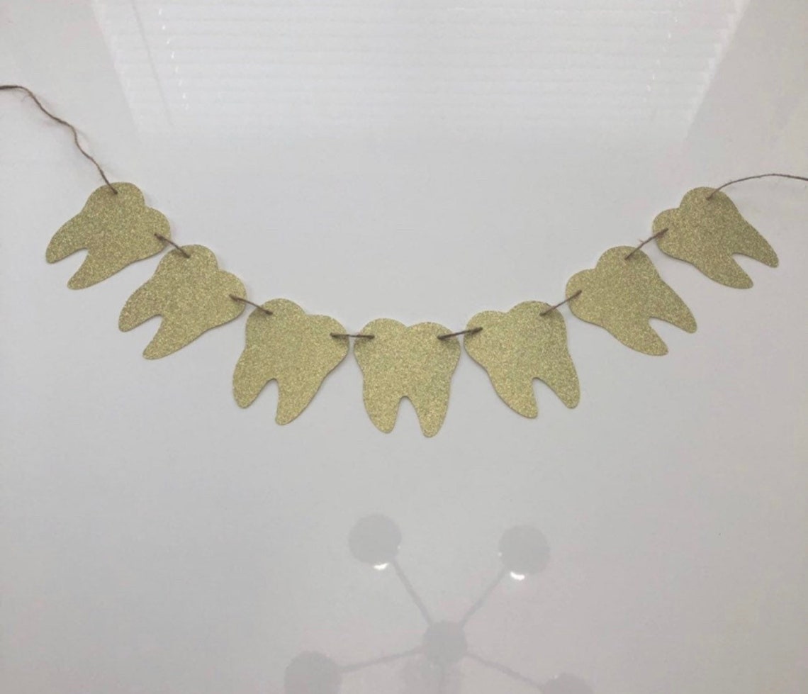 Tooth Banner Smiling Tooth Banner First Tooth Banner - Etsy