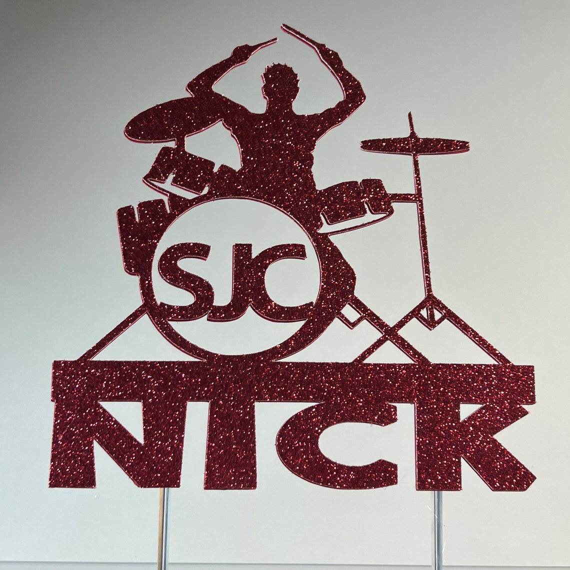 Drummer Cake Topper - Etsy