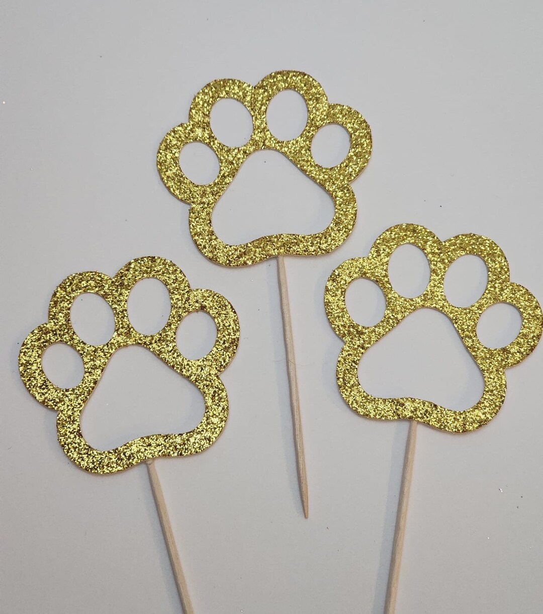 Paw Cupcake Toppers, Paw Cake Toppers, Paw Cupcake Toppers, Paw Print ...