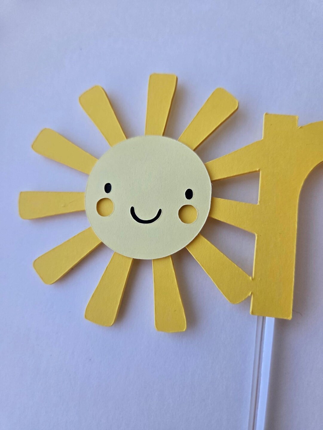 Sunny 'one' Cake Topper: Sunshine Birthday Party Decor - Etsy