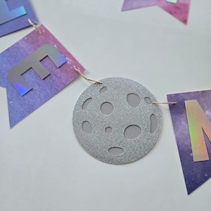 Two the Moon Banner: Space Birthday Party Decoration - Etsy