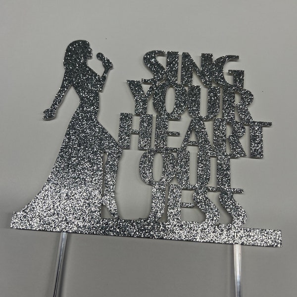 Singer Cake Topper - Etsy