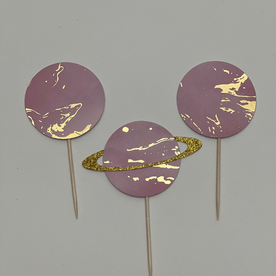 Planet Cupcake Toppers: Solar System Party Decorations - Etsy