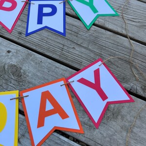 Rainbow Banner, Rainbow Birthday Banner, Custom Rainbow Banner, Rainbow ...