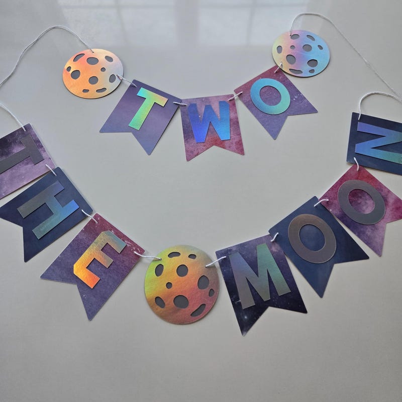 Moon Banner - Etsy