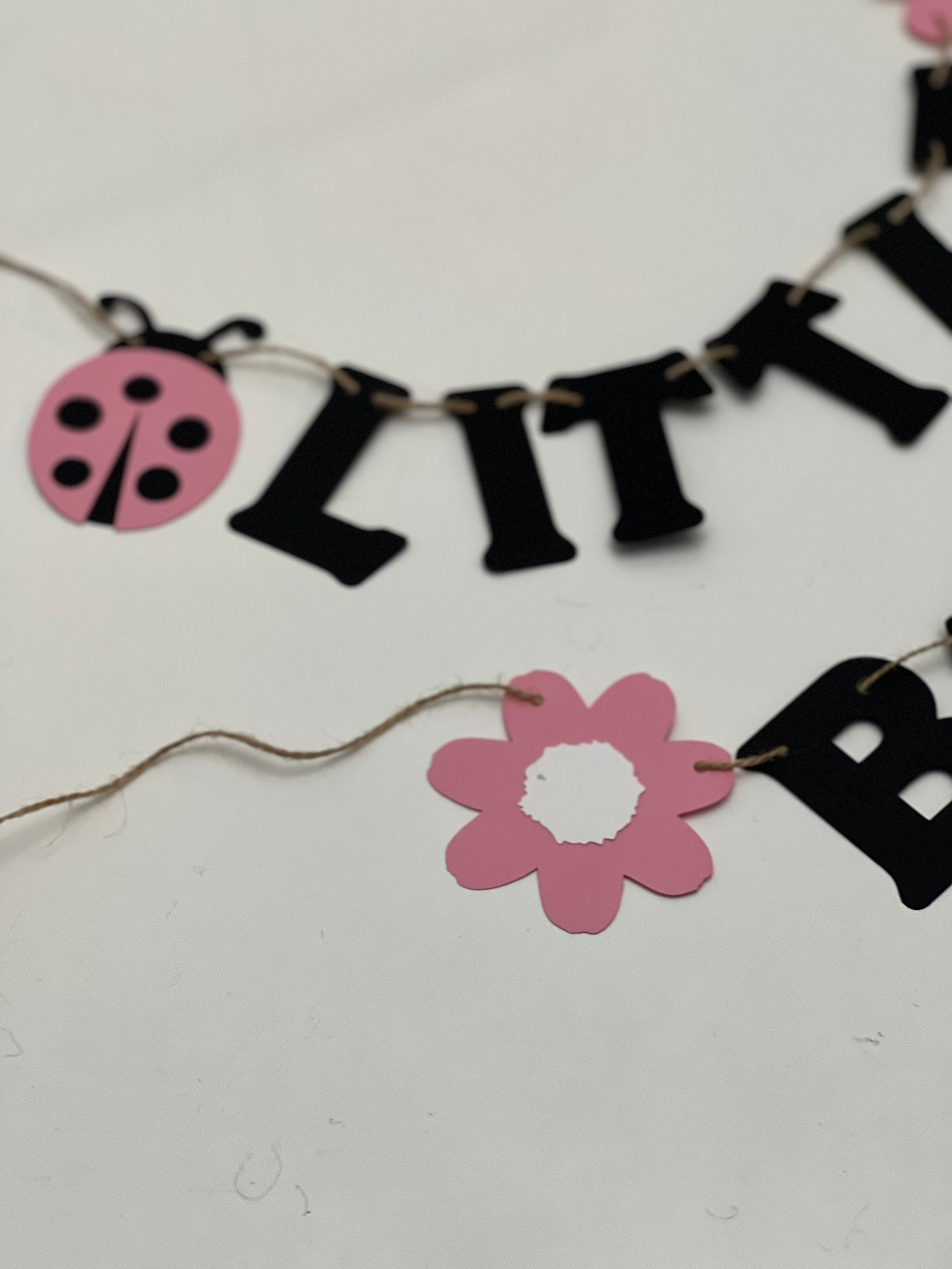 Lady Bug Banner Lady Bug Birthday Banner Little Bug Banner - Etsy