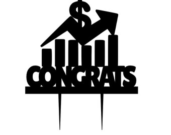 Stock Market Cake Topper - Etsy