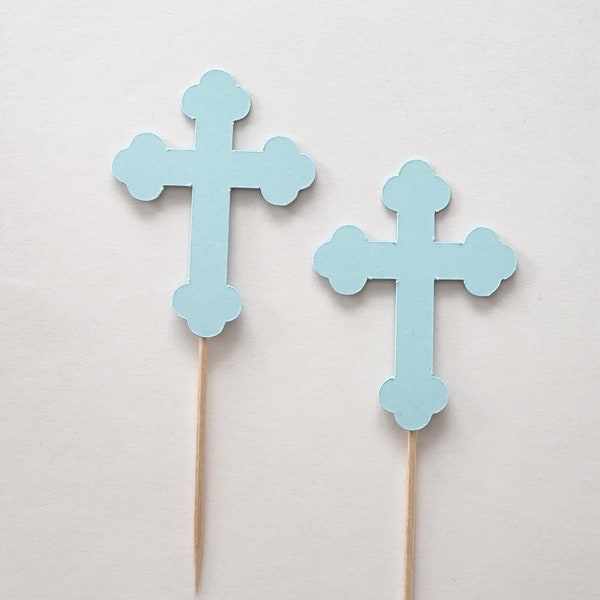Cross Cupcake Topper - Etsy