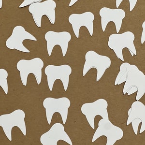 Tooth Confetti: Dentist, First Tooth Party Decor (150 Pieces) - Etsy