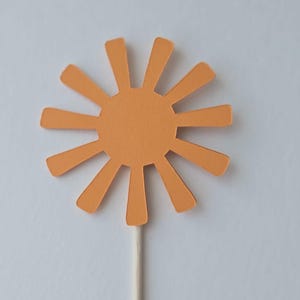 Sun Cupcake Toppers: Baby Shower Decorations, Set of 12 - Etsy