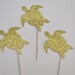 Sea Turtle Cupcake Toppers Sea Turtle Toppers Turtle - Etsy