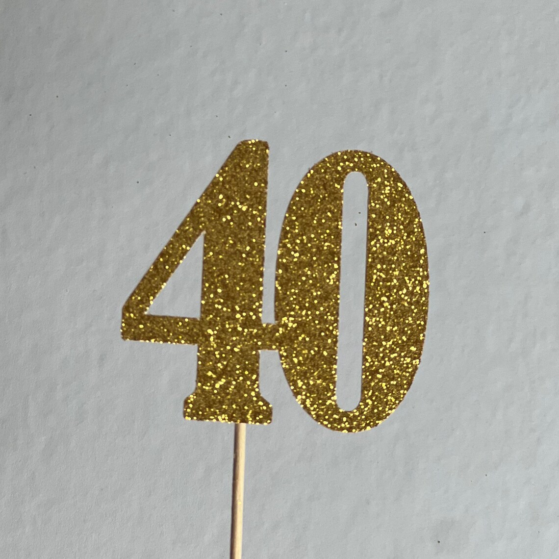 40 Cupcake Topper Forty Birthday Cupcake Toppers 40th - Etsy
