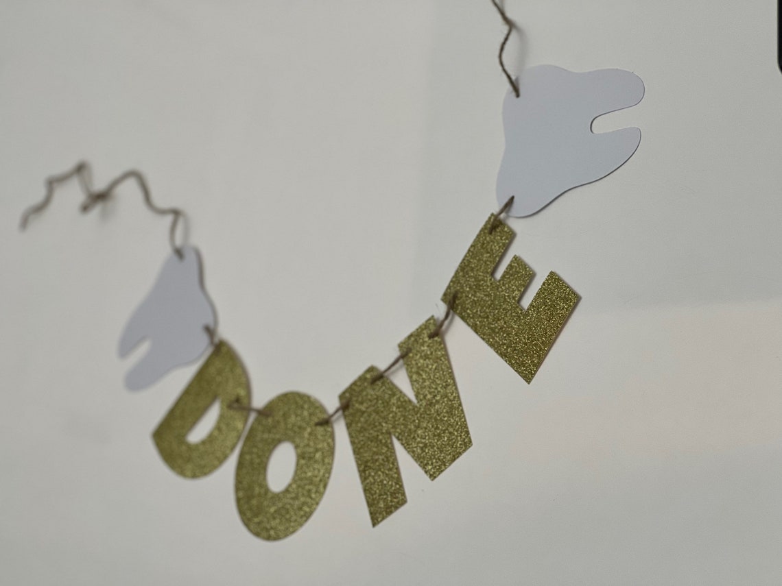 Tooth Banner Dental Grad Banner Dentist Banner Tooth Custom | Etsy