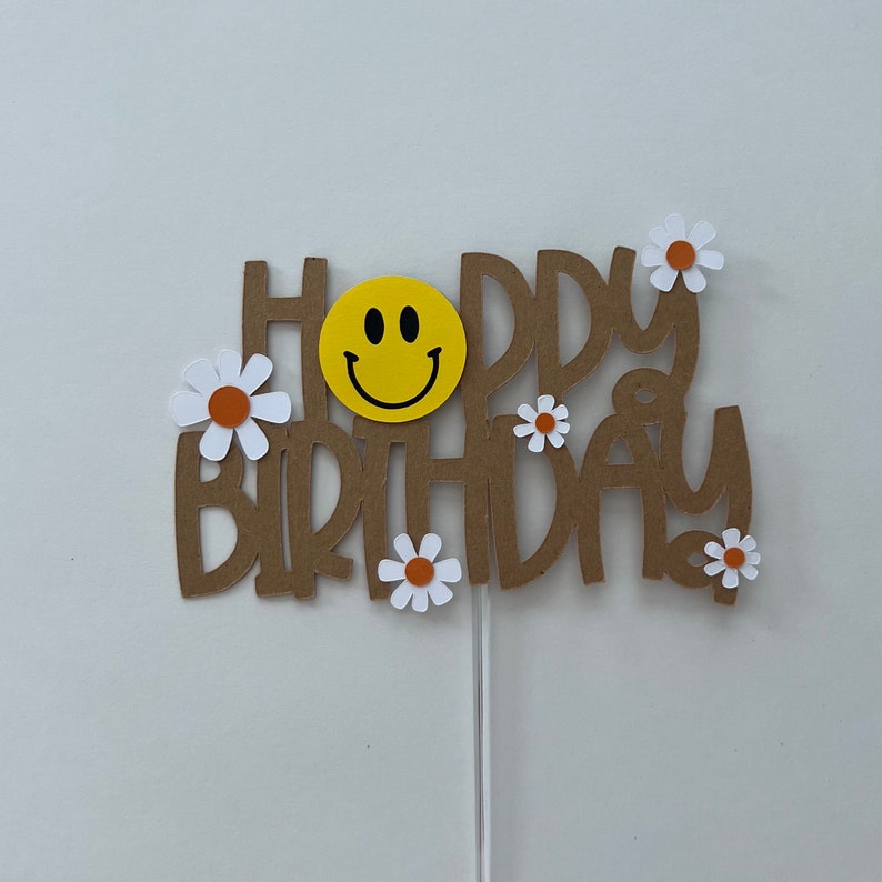 Happy One Cake Topper One Cake Topper First Birthday Cake - Etsy